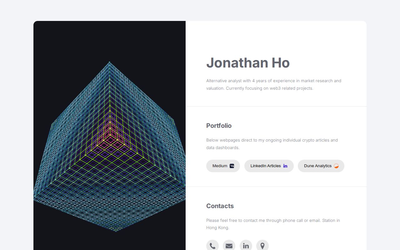 Jonathan Ho's portfolio